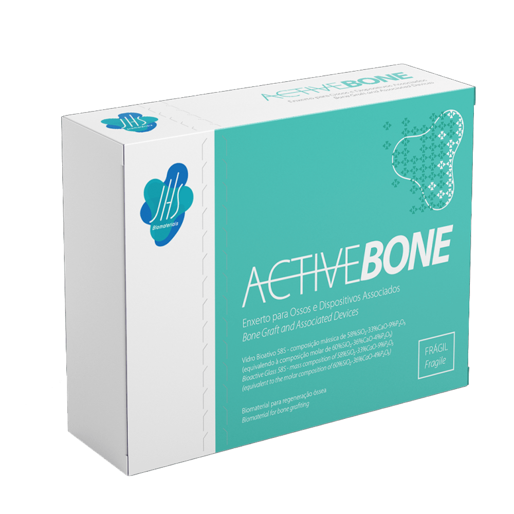 Enxerto Ósseo ActiveBone Sintético Small 0,5g - JHS | Odonto Premium